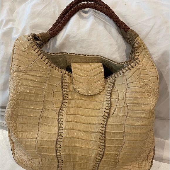 Carlos Falchi | Bags | Carlos Falchi Crocodile Hobo Bag | Poshmark